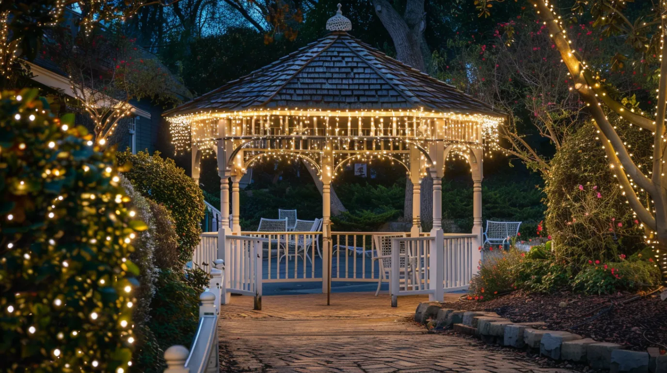 25+ Enchanting Gazebo Lighting Ideas for a Magical Glow