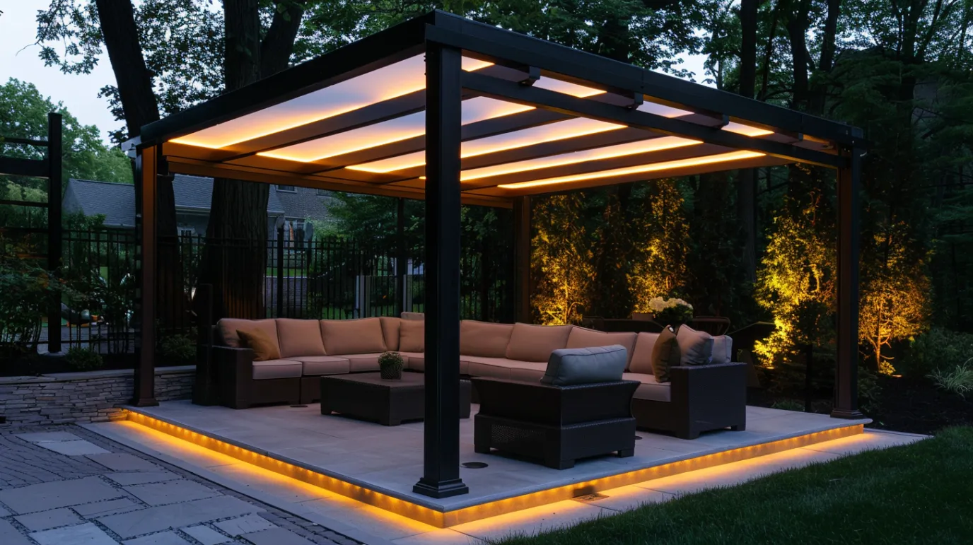 25+ Captivating Pergola Lighting Ideas for a Magical Outdoor Glow