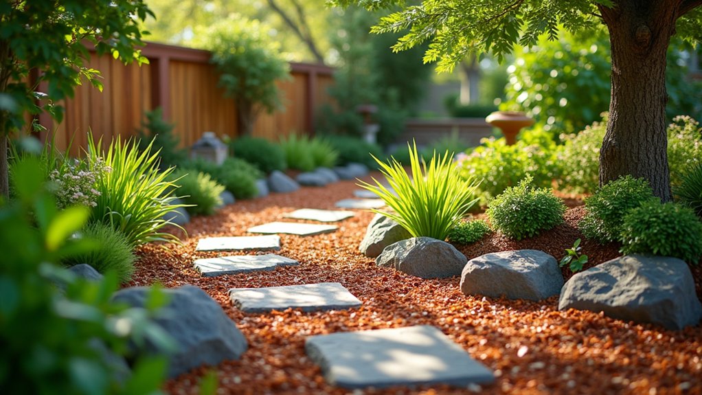 22 Creative Mulch Landscaping Ideas With Rock Borders That Pop