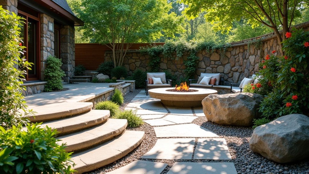 24 Unique Rock Landscaping Ideas Along Decks and Patios