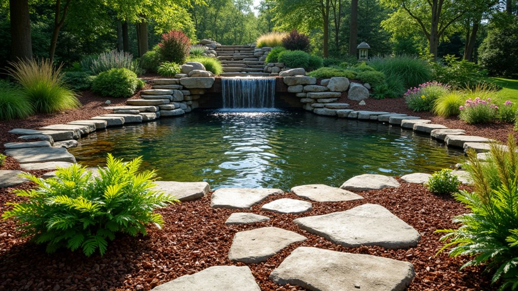 21 Creative Mulch Landscaping Ideas Around Water Features