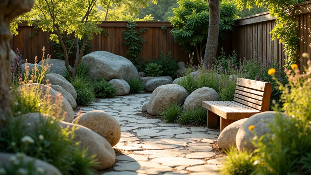 20 Gorgeous Natural Boulder Landscaping Ideas That Blend With the Outdoors