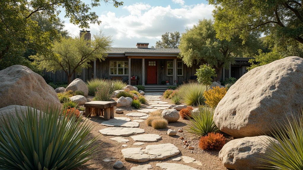 18 Water-Wise Xeriscape Boulder Landscaping Ideas That Save Effort