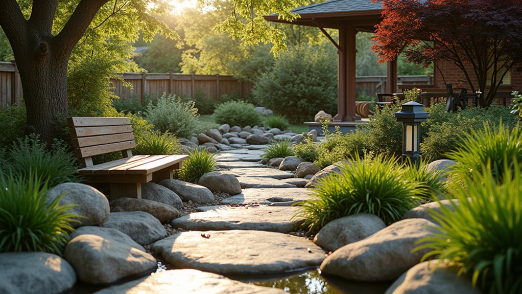 21 Low Maintenance River Rock Landscaping That Saves You Time