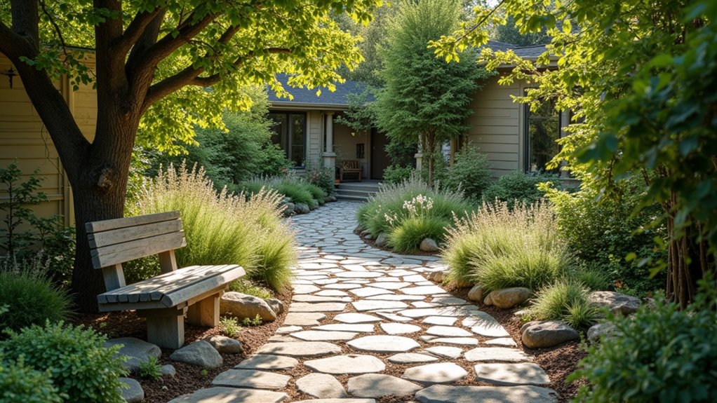 21 Beautiful River Rock Landscaping Pathways That Guide the Eye Naturally